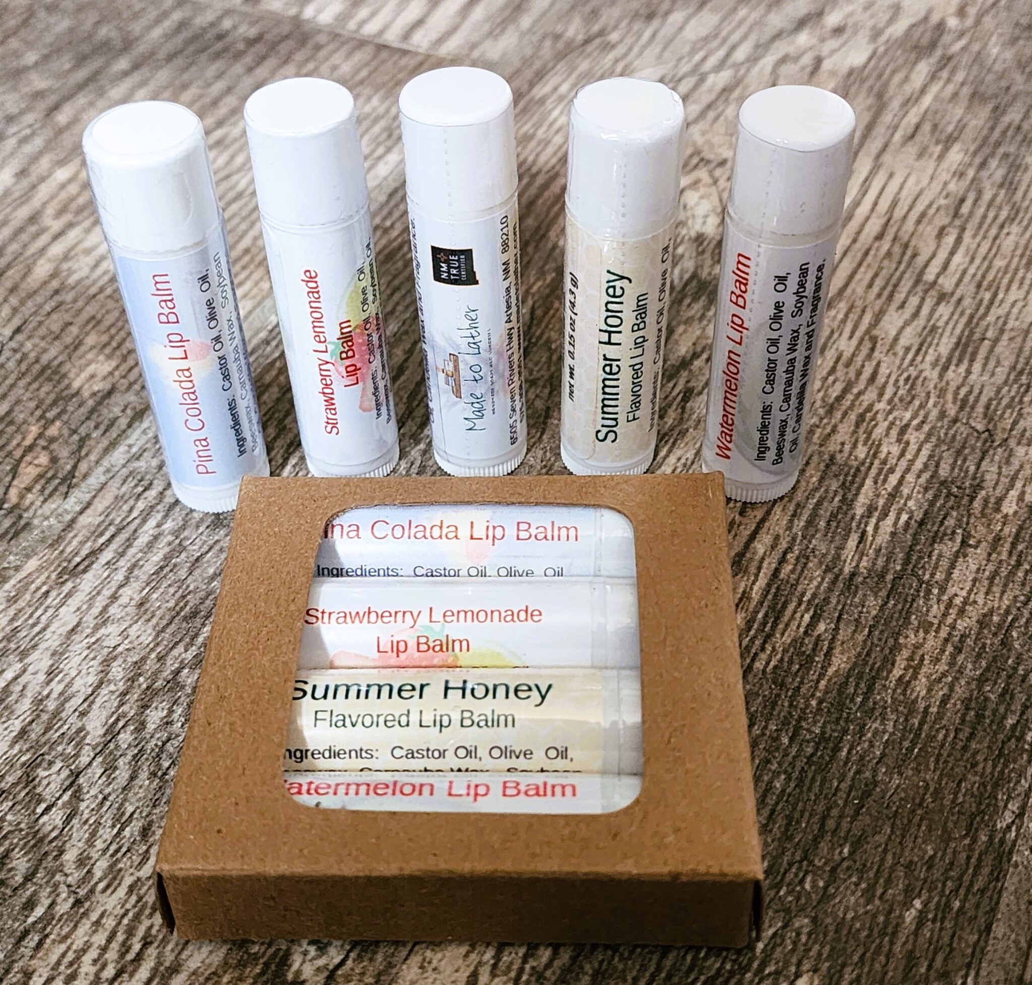 Summer Fun 4-Pack Lip Balm - Made to Lather